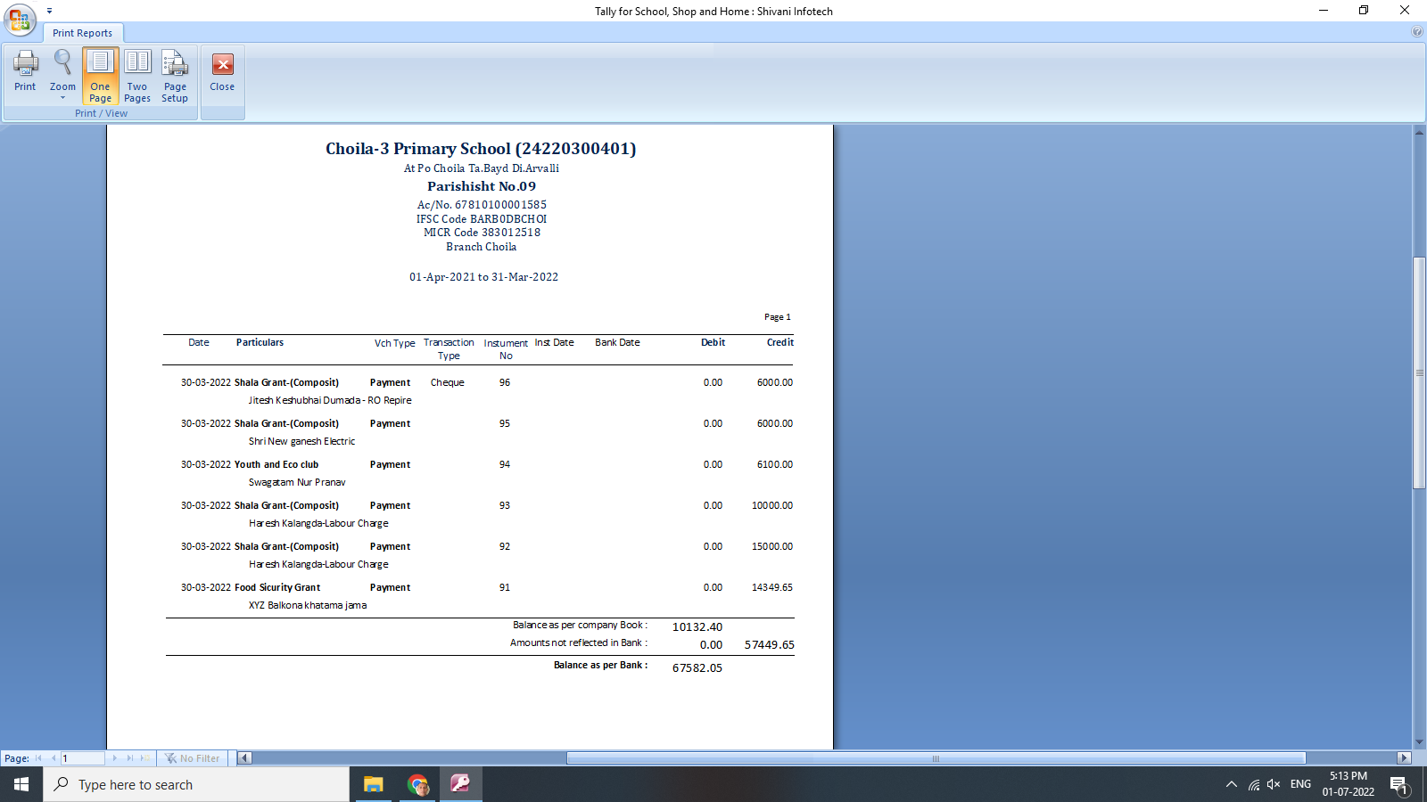 Tally for School, Shop and Home - SMC Rojmel | Easy Accounting solution